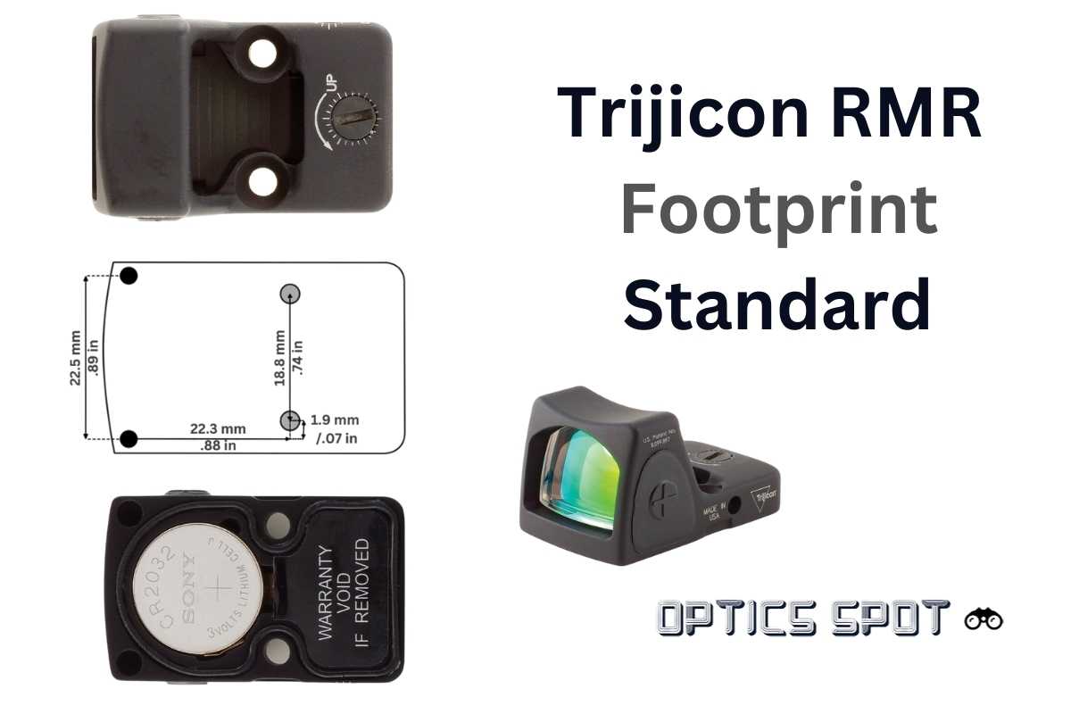 Trijicon RMR footprint standaard – Optics Spot